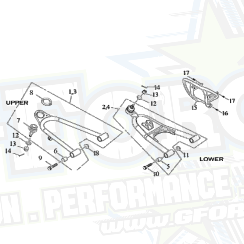 DRR DRX OEM - A ARMS & BUMPER – G-FORCE POWERSPORTS