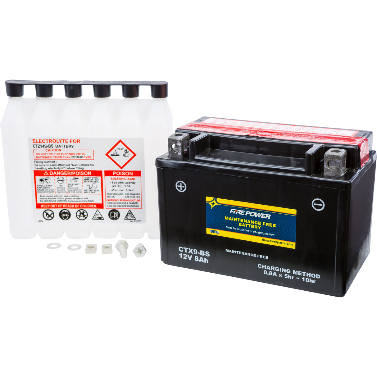 BATTERY CTX12-BS MAINTENANCE FREE CTX12-BS – G-FORCE POWERSPORTS